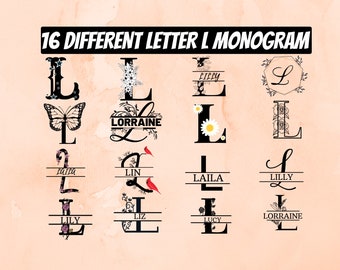 Cursive Letter L - Etsy