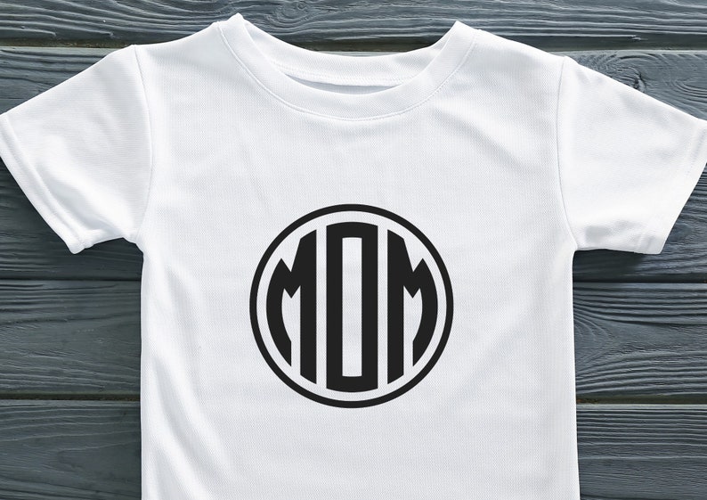 Mom Monogram Svg Mom Png Circle Mom Sublimate Mom Tshirt - Etsy