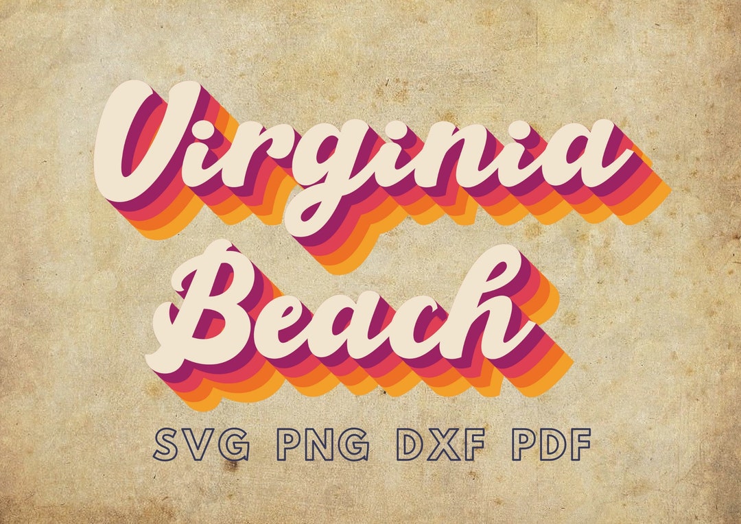 Virginia Beach Tshirt Svg, Virginia Beach Stencil, Virginia Beach Gifts ...