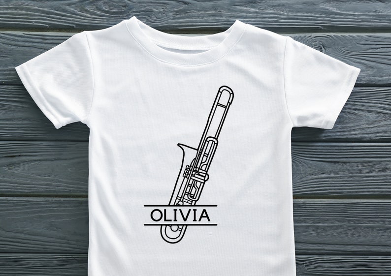 Trombone Template Svg, Instrument Wall Decor, Laser Cut File, Custom ...