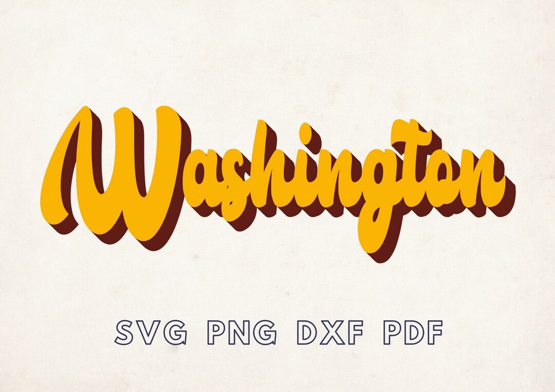 Retro Washington Svg, Washington Png, Washington Sublimate, Washington ...