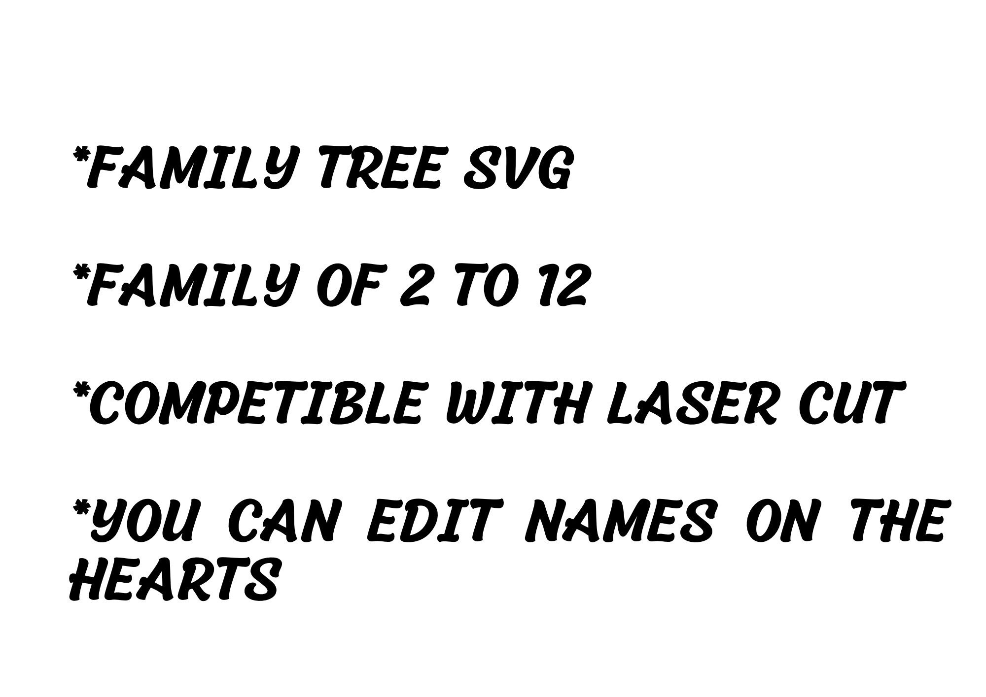 Family Tree Svg Family Tree Template Family Tree Wall Art - Etsy