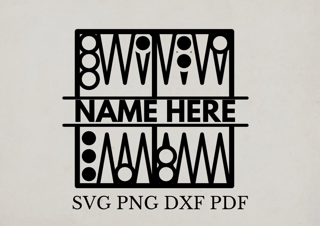 Backgammon Svg, Christmas Ornament Svg, Laser Cut File, Backgammon ...
