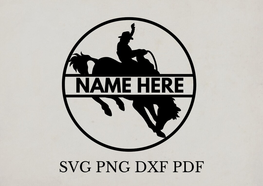 Rodeo Svg, Ornament Svg, Laser Cut File, Rodeo Template Svg, Rodeo ...