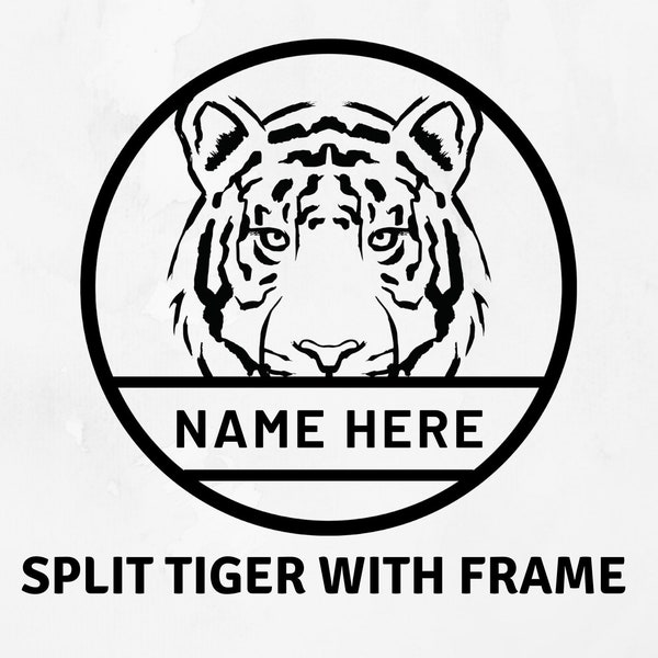 Laser Cut Tiger Stencil - Etsy