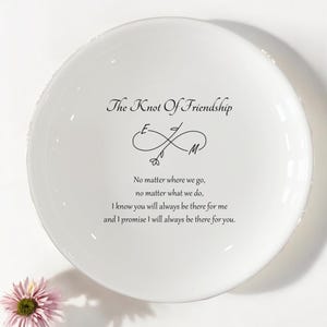 Personalized Friendship Gift Initials Name Ring Dish - Birthday Gifts ...
