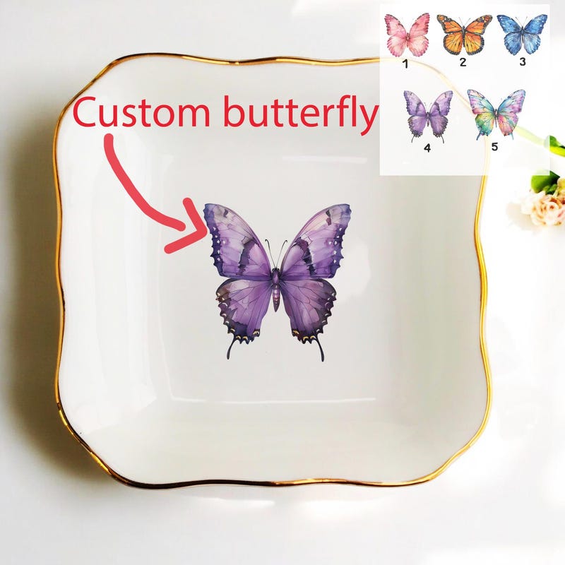 Butterfly Dish - Etsy