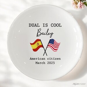 US Citizenship Gift-new Citizen Gift-personalized Ring Dish American ...
