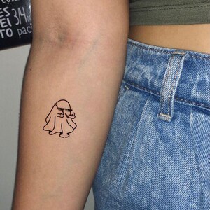 Ghost Temporary Tattoo-halloween Temporary Tattoo-friendship Gifts-tattoo for Friends-halloween ...
