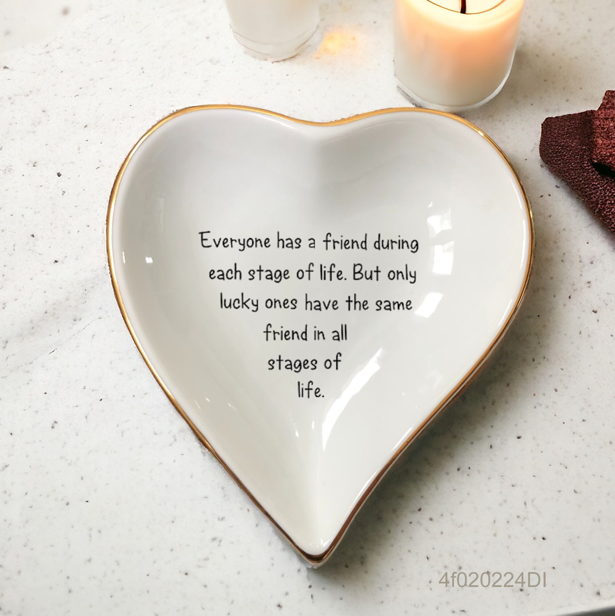 Everyone Has A Friend During Each Stage of Life-personalized Ring Dish ...