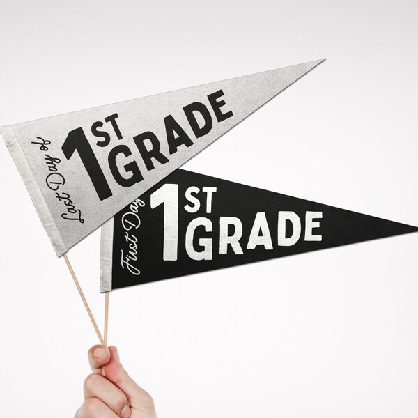 School Pennant - Etsy