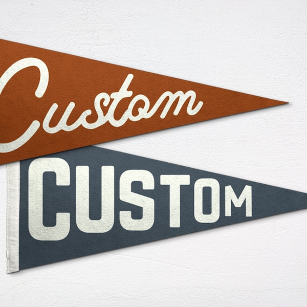 Custom Pennant - Etsy