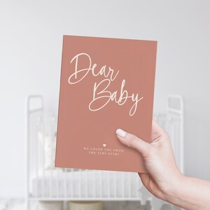 Dear Baby Journal Letters to Baby Pregnancy Journal Baby Keepsake ...