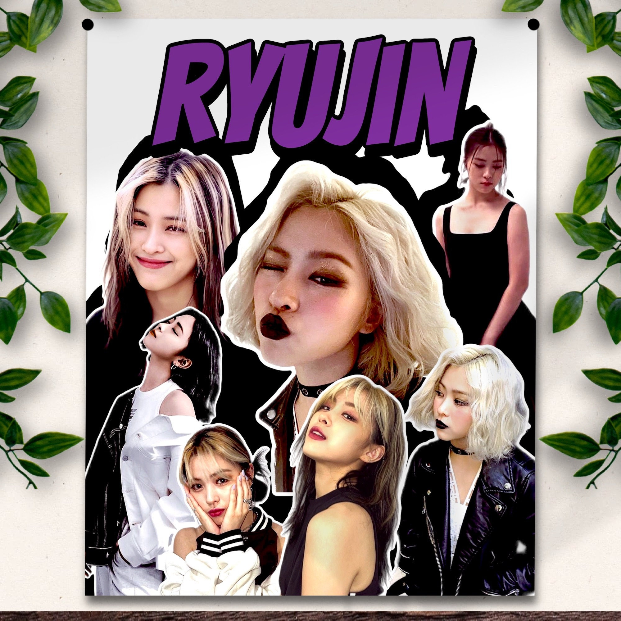 ITZY Ryujin Purple Poster DIGITAL DOWNLOAD - Etsy