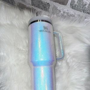 Authentic Stanley Tumbler With Iridescent Opal Color Shift Glitter ...