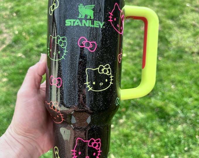 Authentic Stanley Neon Hello Kitty (30 or 40oz) Made to Order - Etsy