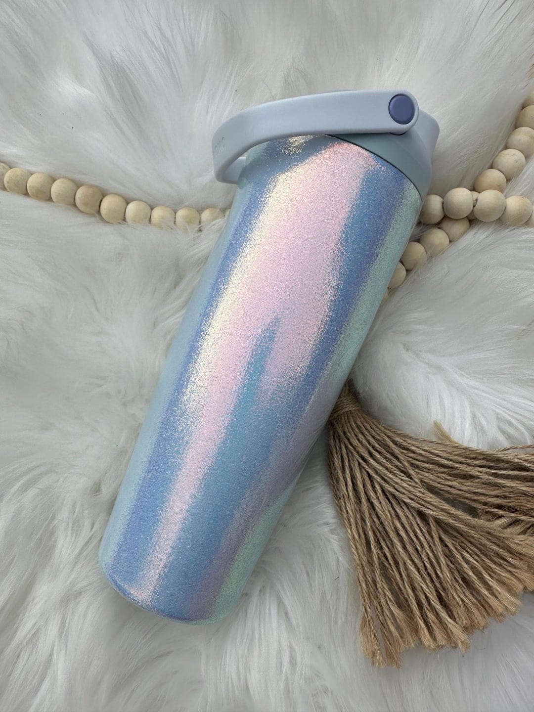 Custom Owala Open Air Sway Water Bottle With Transparent Glitter. Made ...