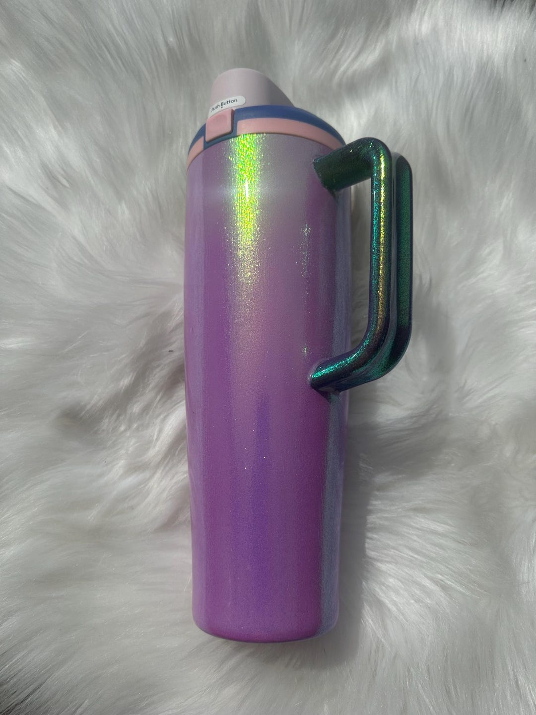 Custom Owala Pretty in Pink Freesip Sway Tumbler With Opal Color Shift ...