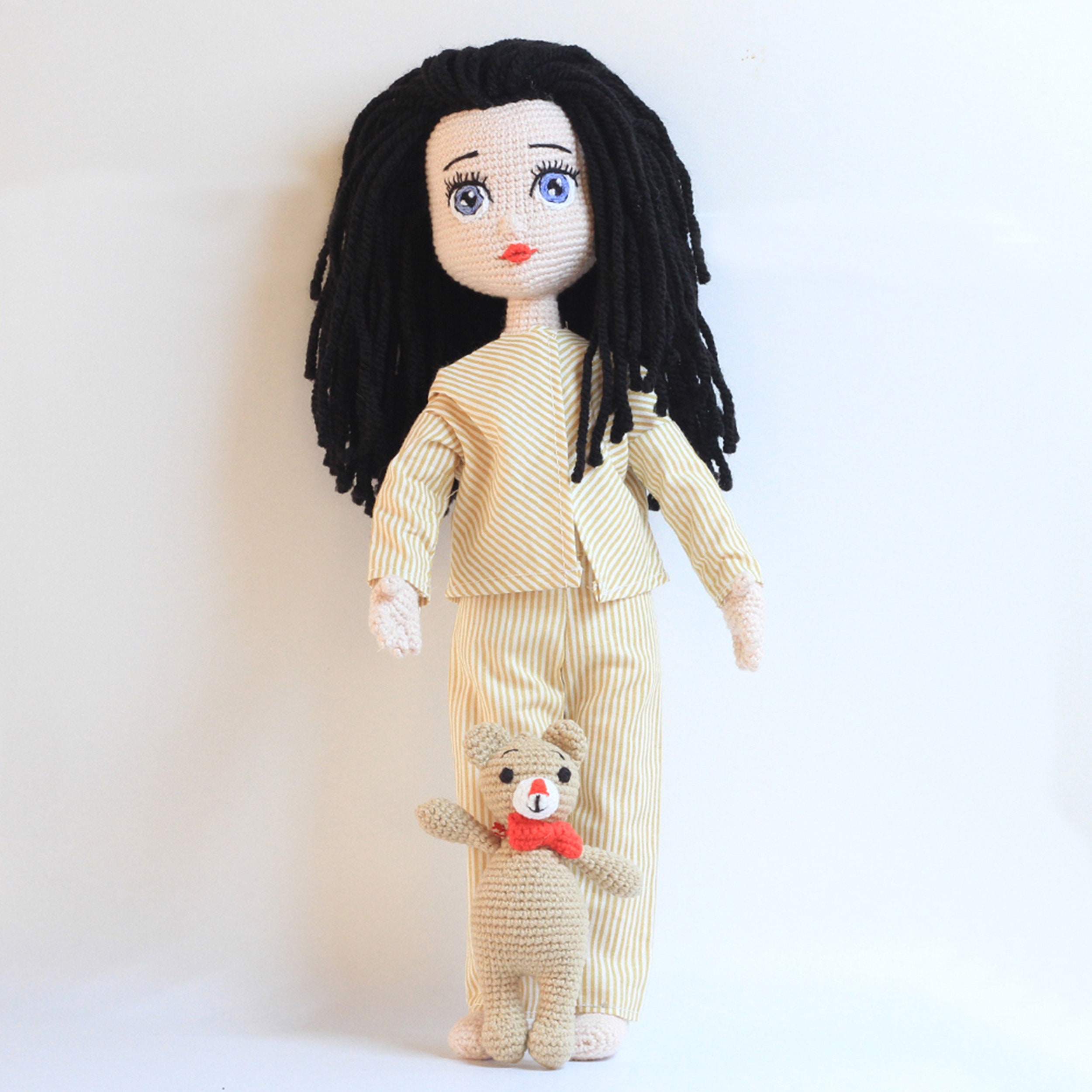 Veda Cook Chef Plus Size Doll Set Toy Amigurumi With A Sleep - Etsy UK