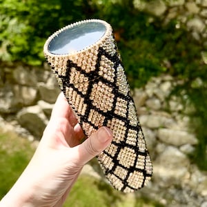 Luxury Gold Black Bottle Swarovski Crystal Bejeweled | Bling LCD Flask ...