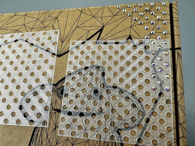 DIAGONETTE © - Flexible Bling Grid Set SS12, SS16, SS20 With Diagonal ...
