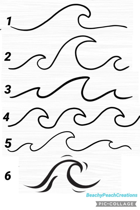 Wave Car Window Decals | Etsy