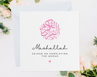 Personalised Shukran Card, Fun Thank You Card, Jazakallah Card ...