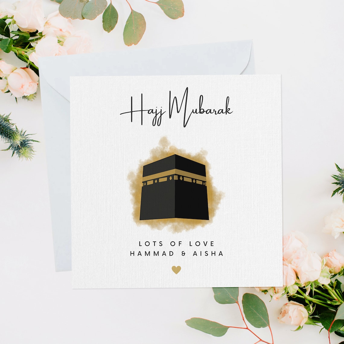 Personalised Hajj Mubarak Greeting Card Hajj Card Hajj Gift - Etsy