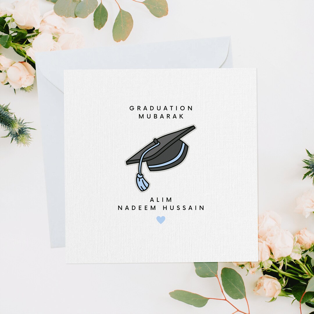 Personalised Alim Graduation Greeting Card, Alim Card, Alim Gift, Alim ...