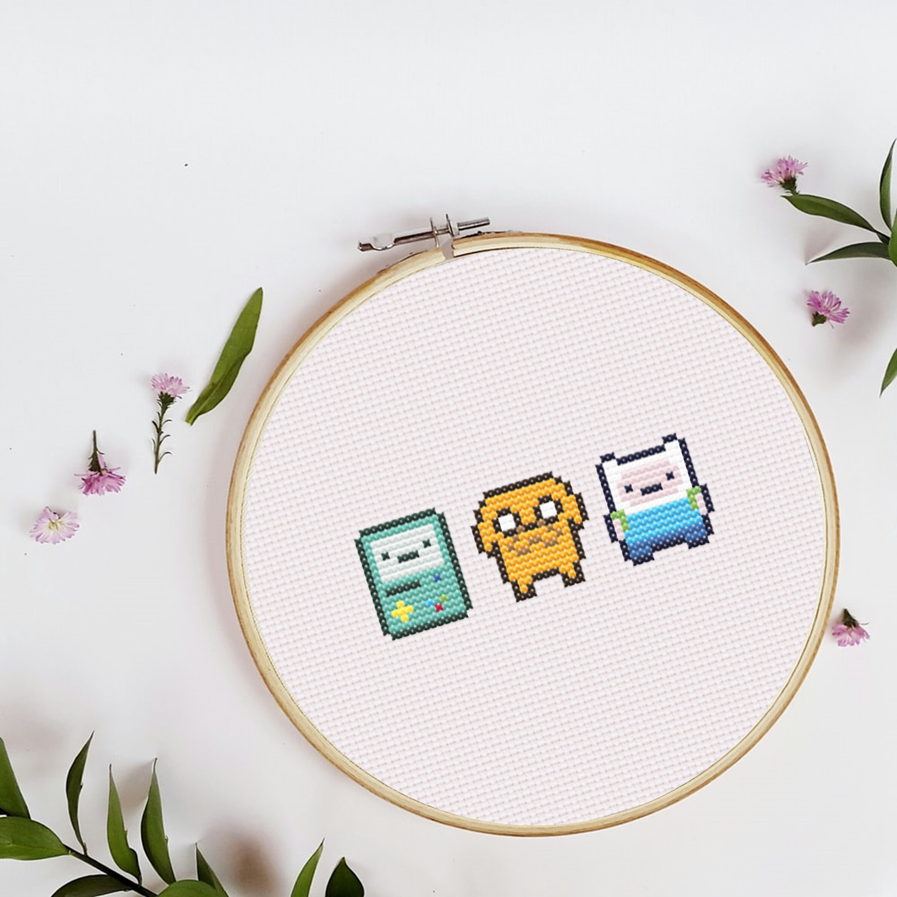 Adventure Time Finn BMO Jake - PDF Cross Stitch Pattern Instant Download - Etsy