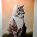 A4 Cat Portrait Print Original Style - Etsy
