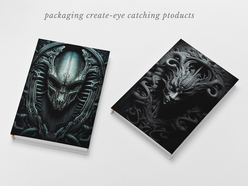 Giger Wall Art | Giger Art Print | Set of 3 Wall Art | Giger Art Prints ...
