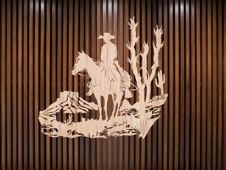 5 Design Western Cowboy Cricut V4 - Etsy