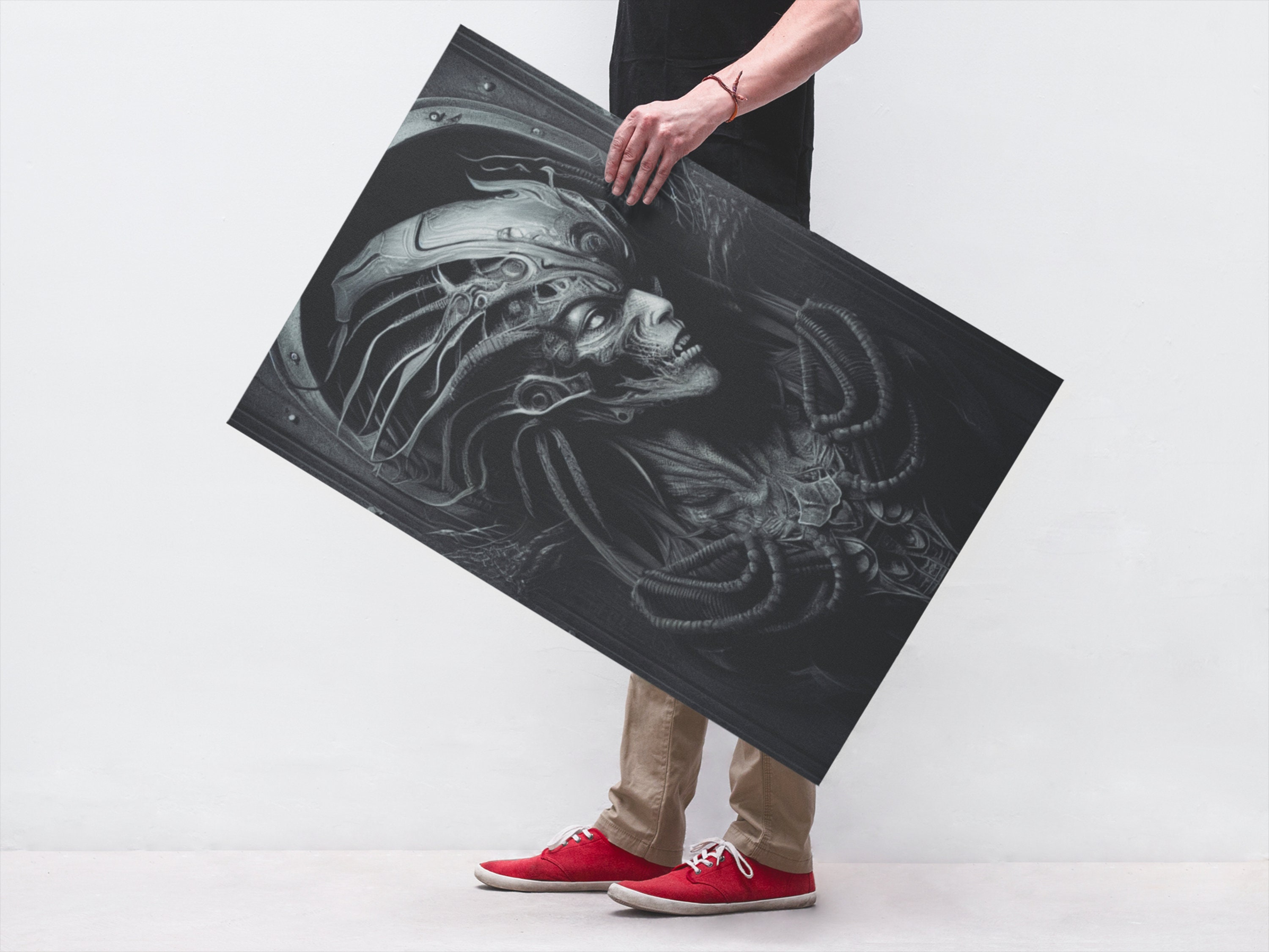 Giger Wall Art Giger Art Print Set of 3 Wall Art Giger Art Prints Giger ...