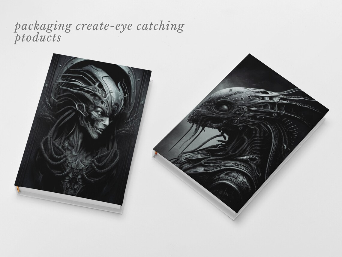 Giger Wall Art | Giger Art Print | Set of 3 Wall Art | Giger Art Prints ...