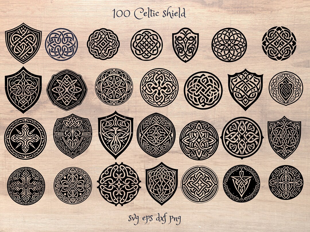 100 Celtic Shield Viking Shield - Etsy