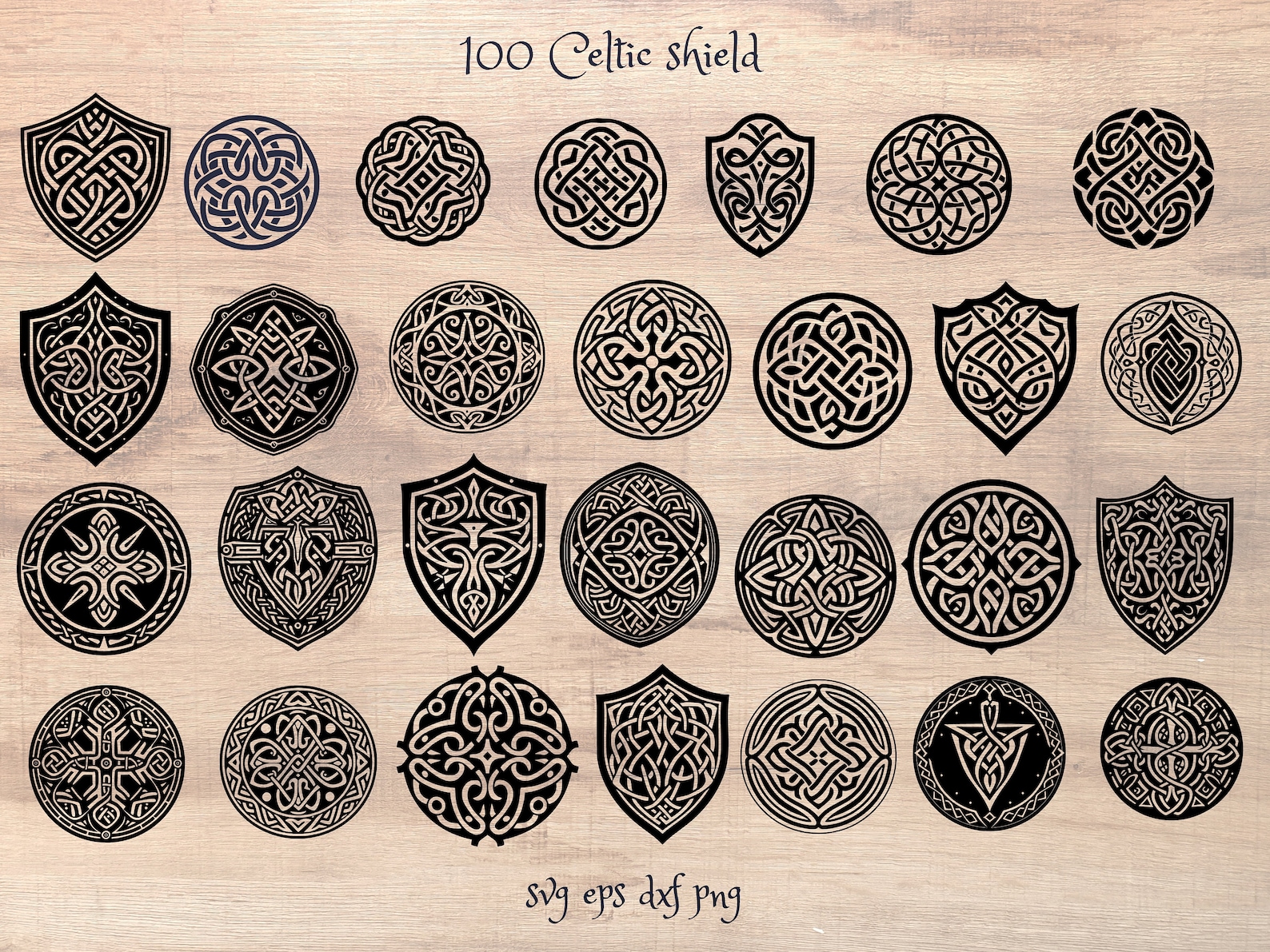 100 Celtic Shield Viking Shield - Etsy
