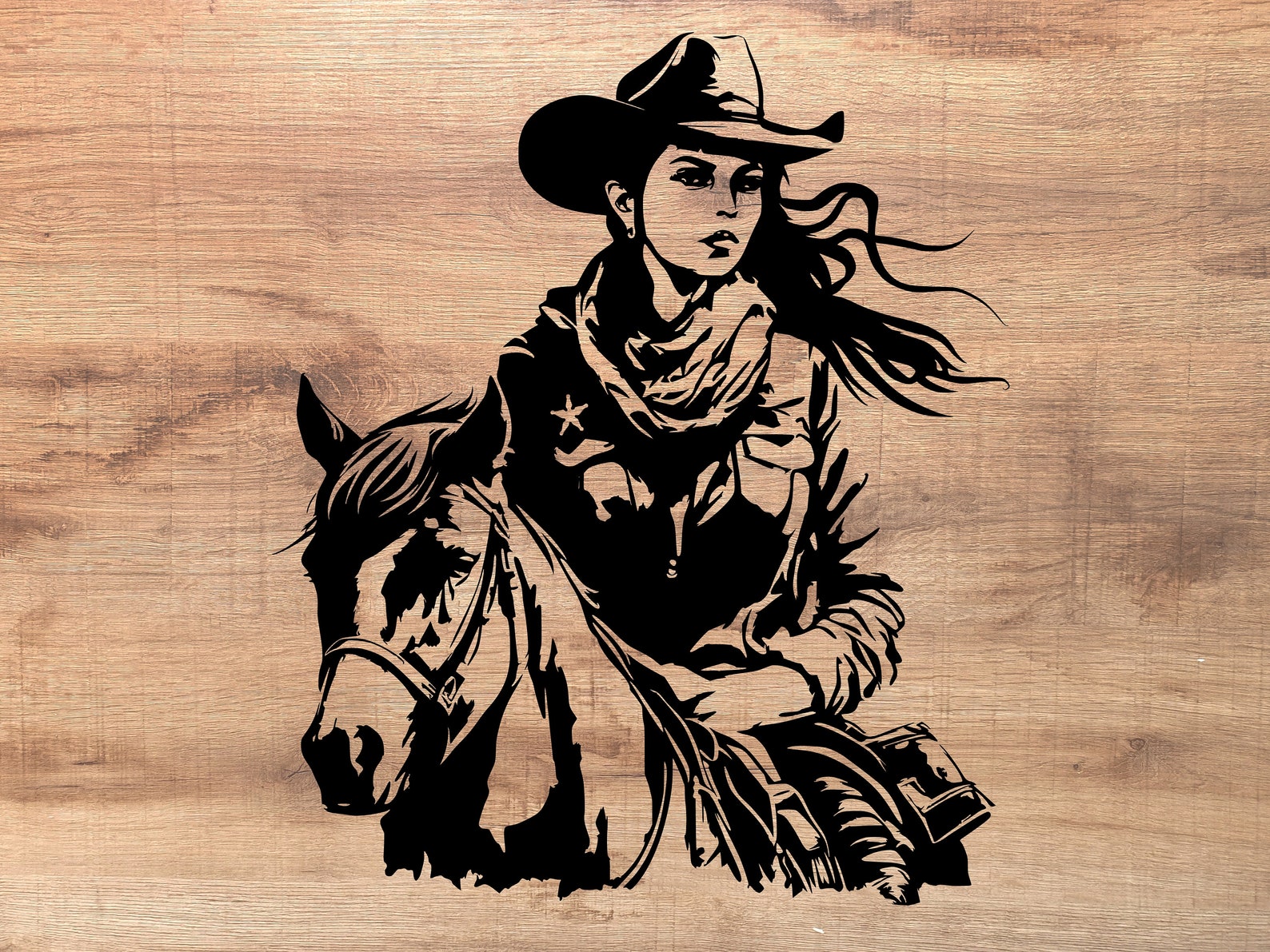 5 Design Western Cowgirl Cricut V1 - Etsy