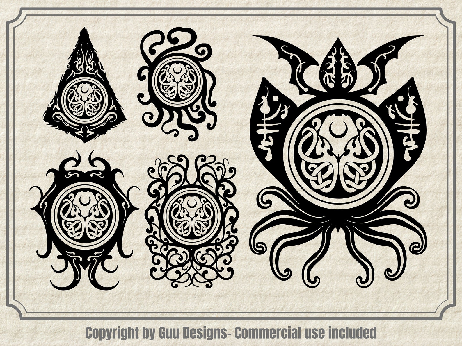 Cthulhu, Cthulhu SVG, Cthulhu Sticker, Cthulhu Dice, Cthulhu Designs ...