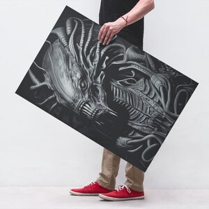 Giger Wall Art | Giger Art Print | Set of 3 Wall Art | Giger Art Prints ...