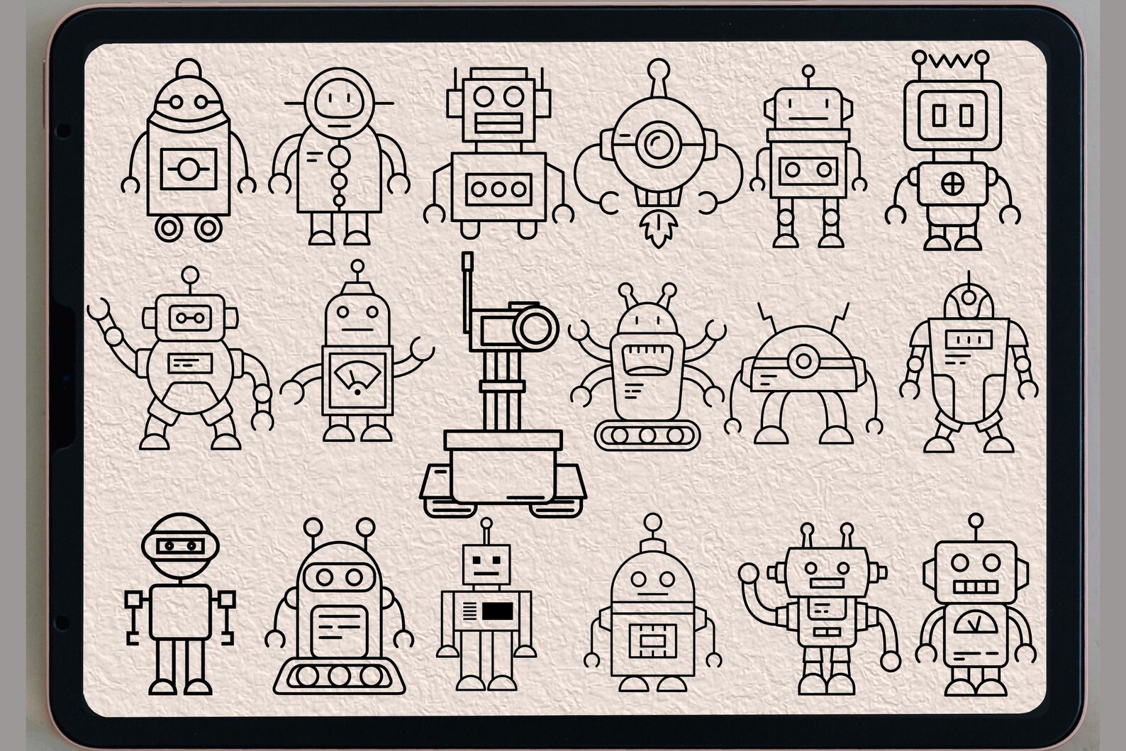 Clipart, Robot Stamp, Robot Stickers, Robot Stickers, Robot Stamp ...