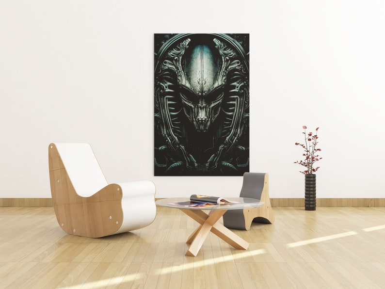 Giger Wall Art | Giger Art Print | Set of 3 Wall Art | Giger Art Prints ...