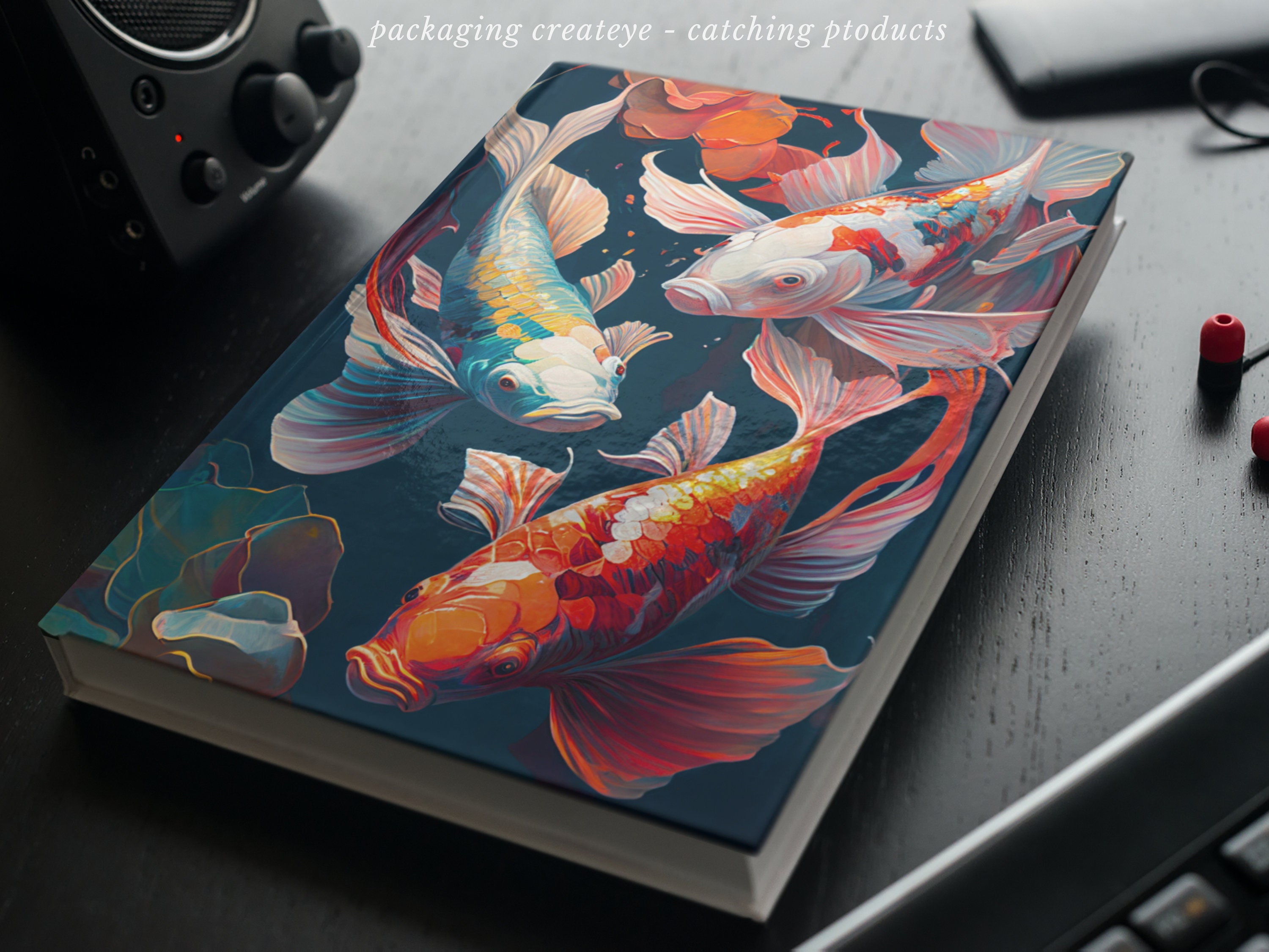 Koi Fish Art Koi Fish Art Print Set of 3 Wall Art Koi Fish Art Prints ...