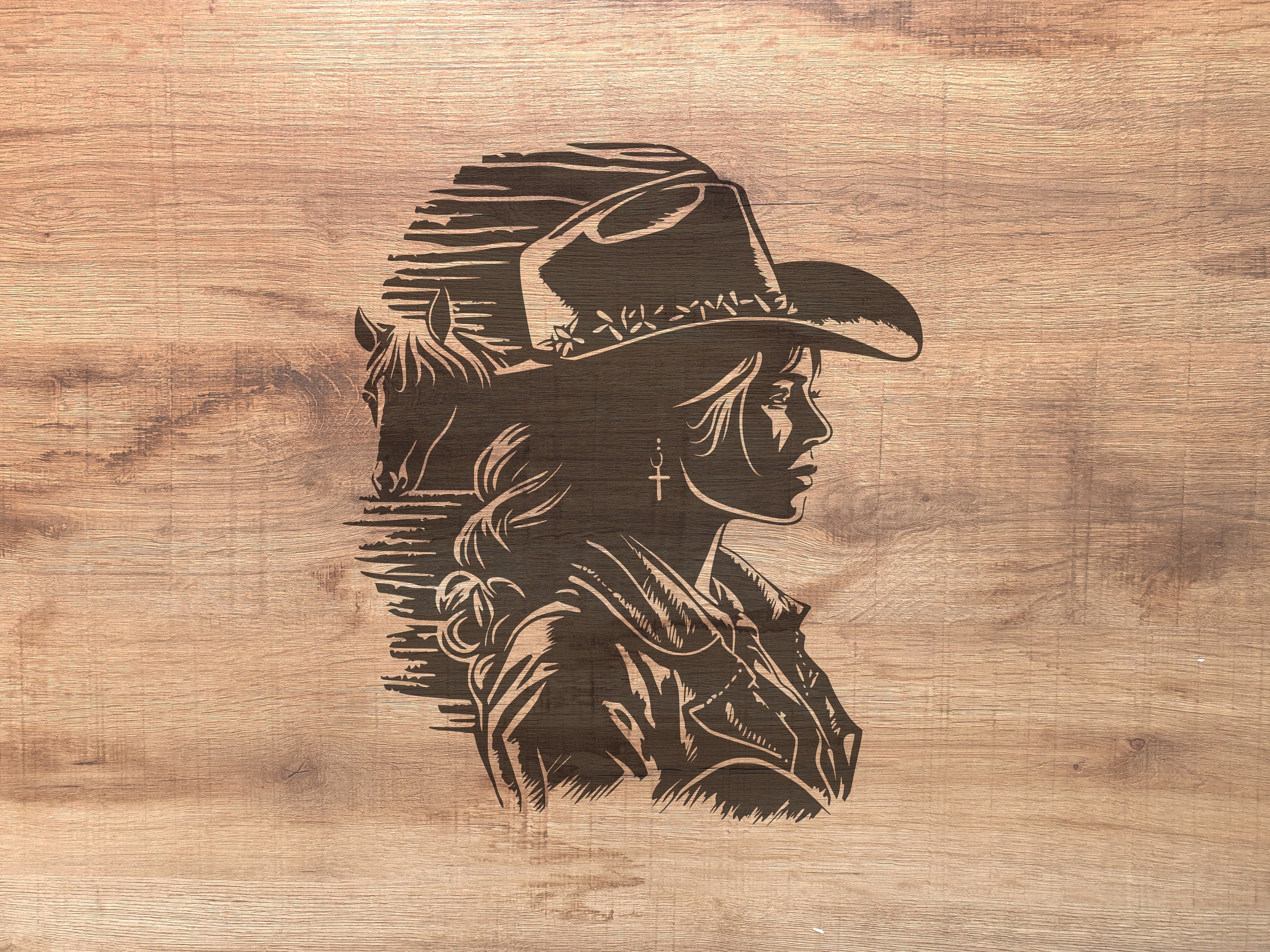 5 Design Western Cowgirl Cricut V2 - Etsy