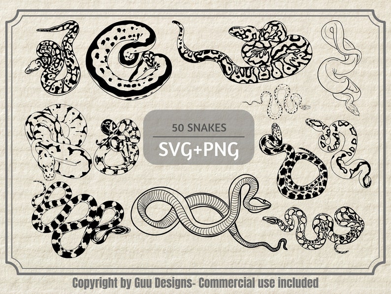 Snake SVG, Snake Stencils, Snake Skin, Snake Sticker, Snake Tattoo ...