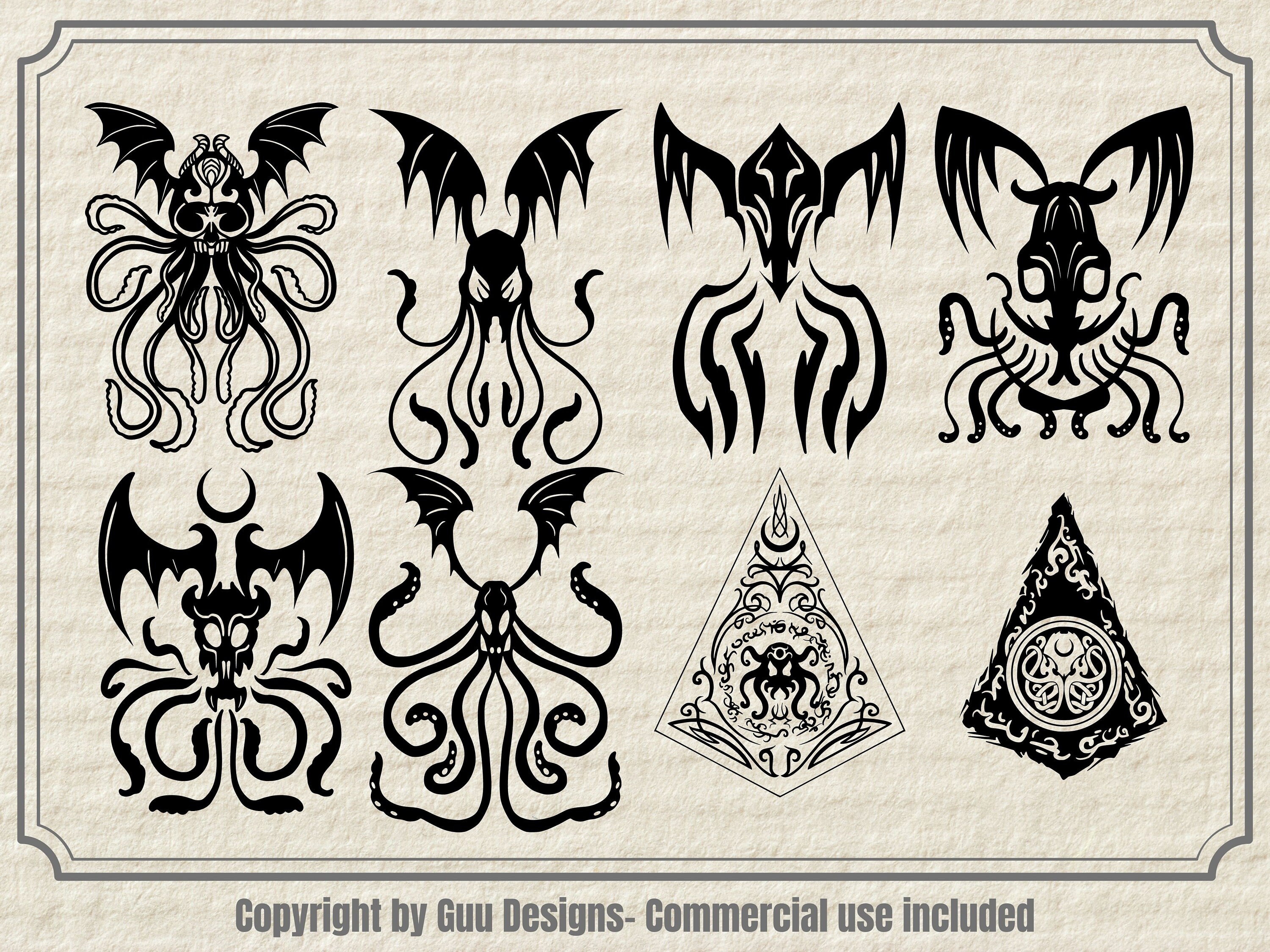 Cthulhu, Cthulhu SVG, Cthulhu Sticker, Cthulhu Dice, Cthulhu Designs ...