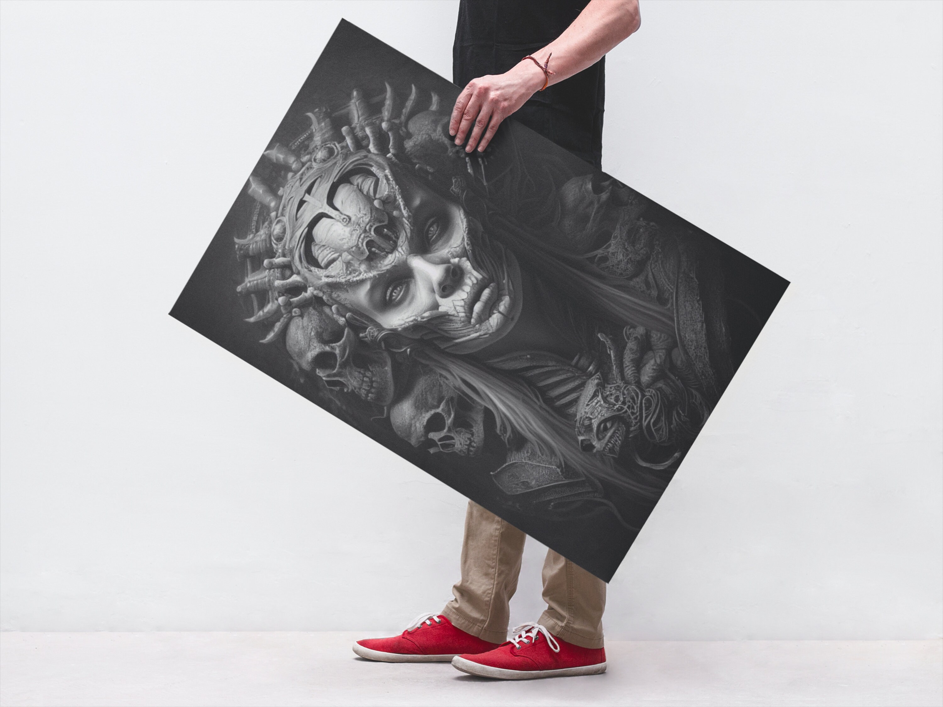 Giger Wall Art | Giger Art Print | Set of 3 Wall Art | Giger Art Prints ...