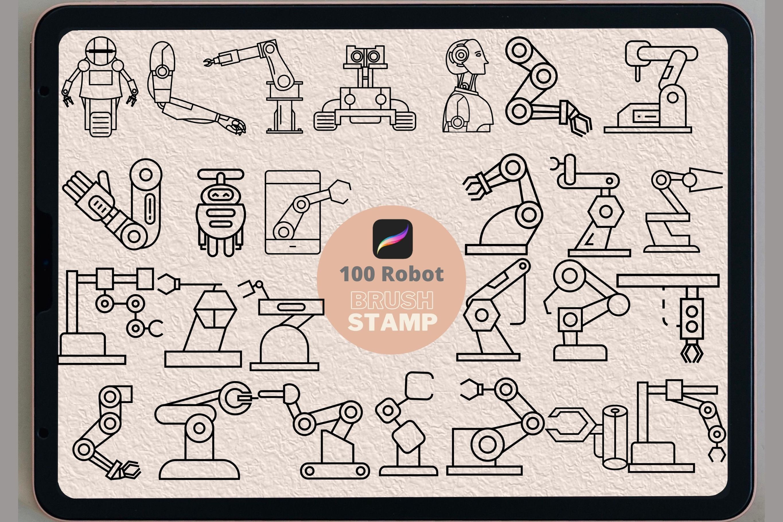 Clipart, Robot Stamp, Robot Stickers, Robot Stickers, Robot Stamp ...