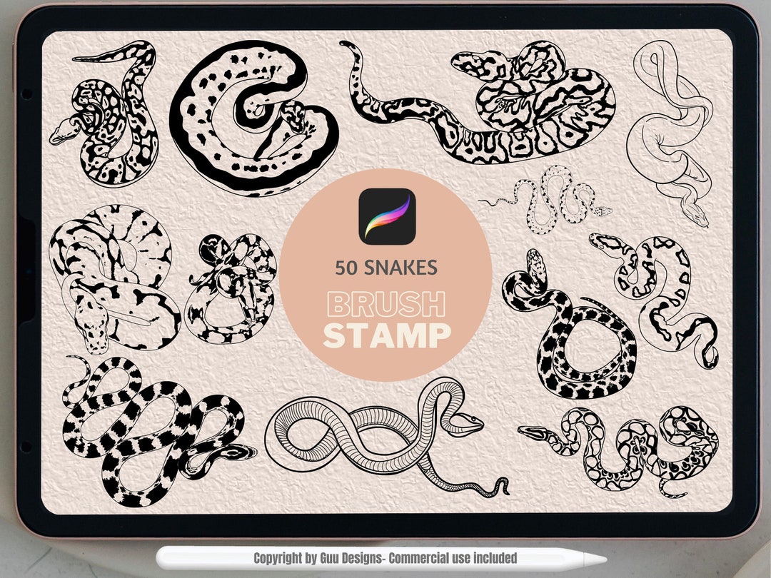 Snake SVG, Snake Stamps, Snake Skin, Snake Sticker, Snake Tattoo ...