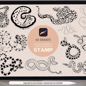 Snake SVG, Snake Stamps, Snake Skin, Snake Sticker, Snake Tattoo ...